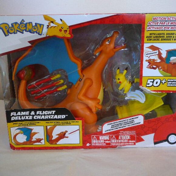 Jazwares | Toys | Nibpokemon Flame Flight Deluxe Charizard With Pikachu ...